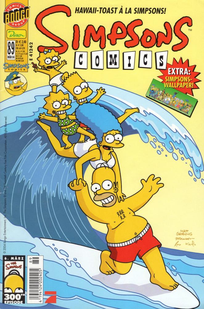 Simpsons Comics 89 (Z1), Panini | Panini | Antiquariat | Comicladen Sachsenhausen