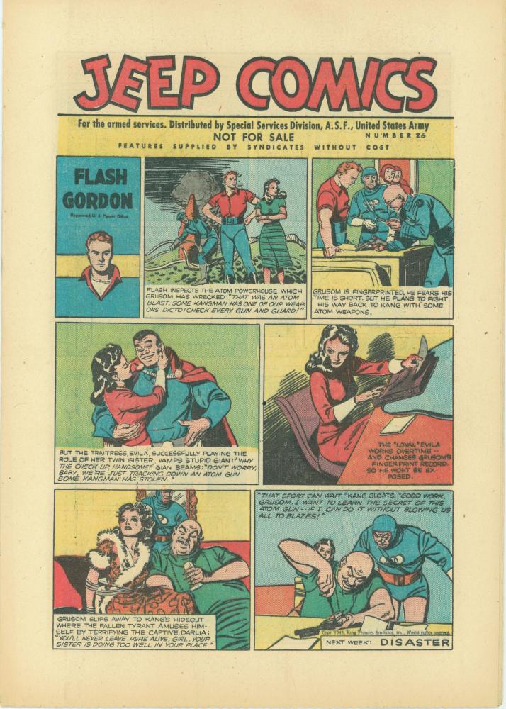 Jeep Comics 26 (Z1), A.S.F. United States Army | Comicladen Sachsenhausen