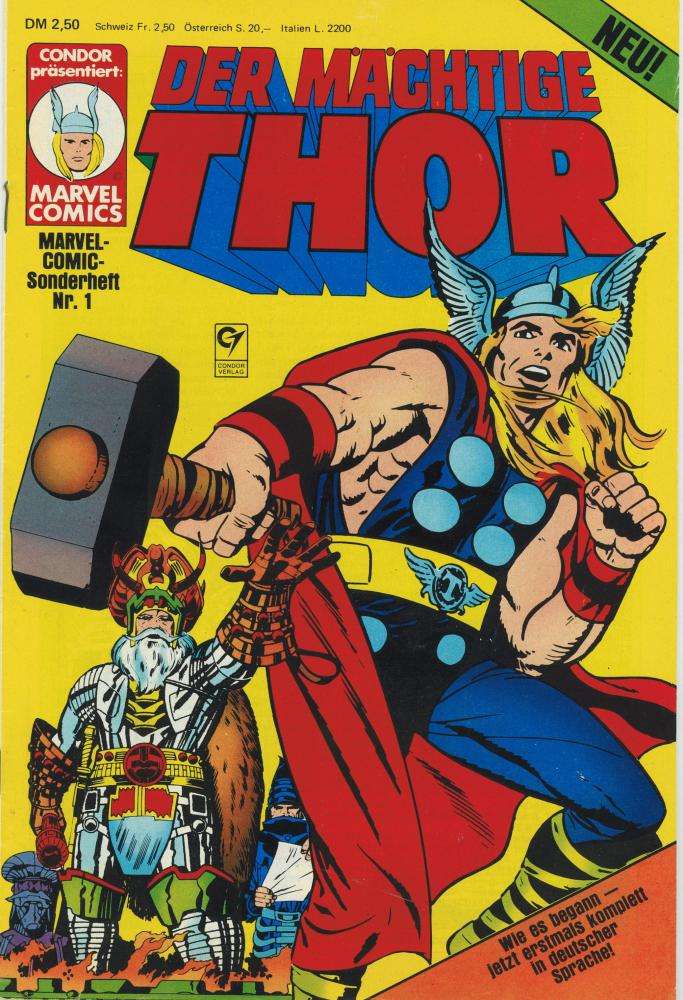 Marvel Comic Sonderheft 1 (Z1), Condor | Condor | Antiquariat ...