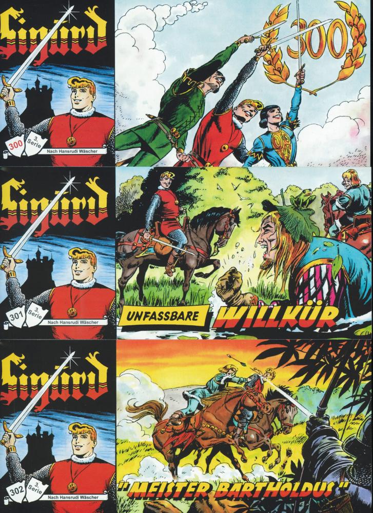 Sigurd Piccolo 3. Serie 300-302 (Nd mit neuen Titelbilder), Ingraban ...